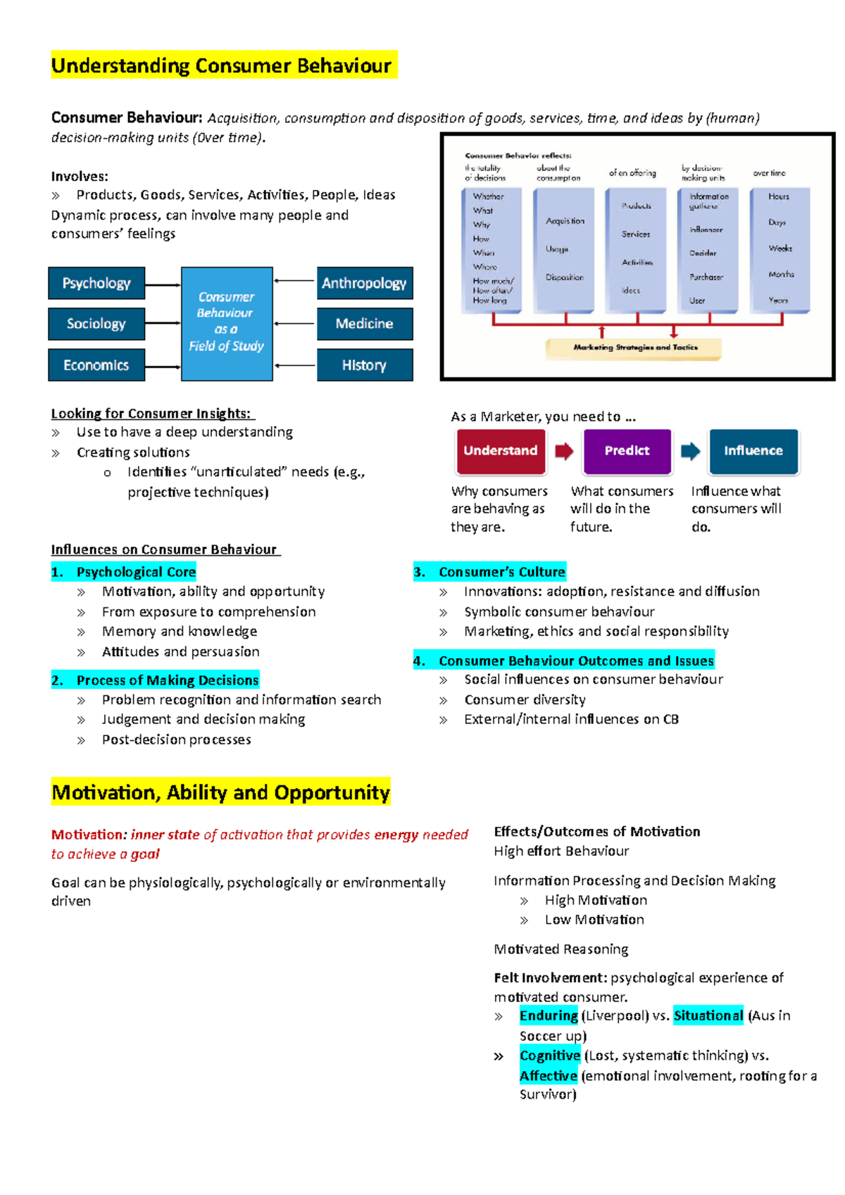 From Exposure to Comprehension - Understanding Consumer Behaviour ...