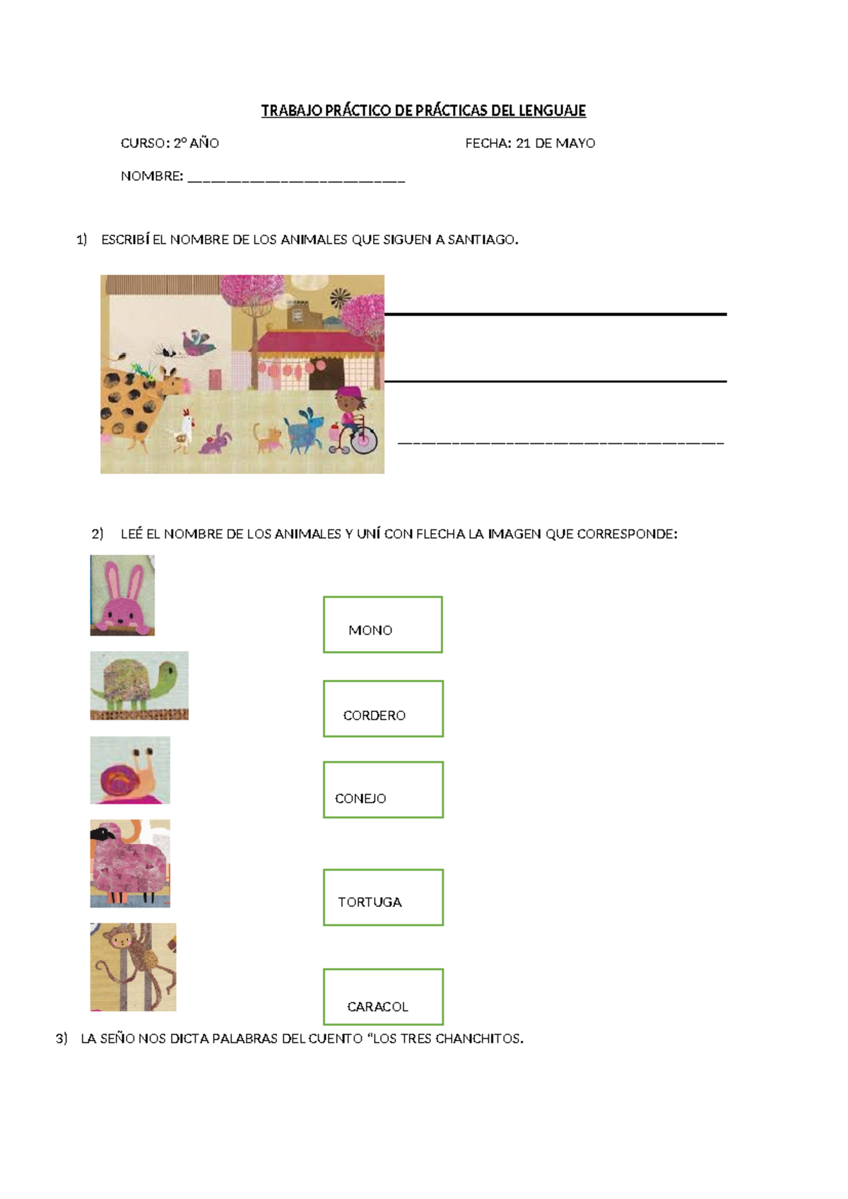 Trabajo Práctico DE Prácticas DEL Lenguaje 2 - Didáctica de la Lengua y ...