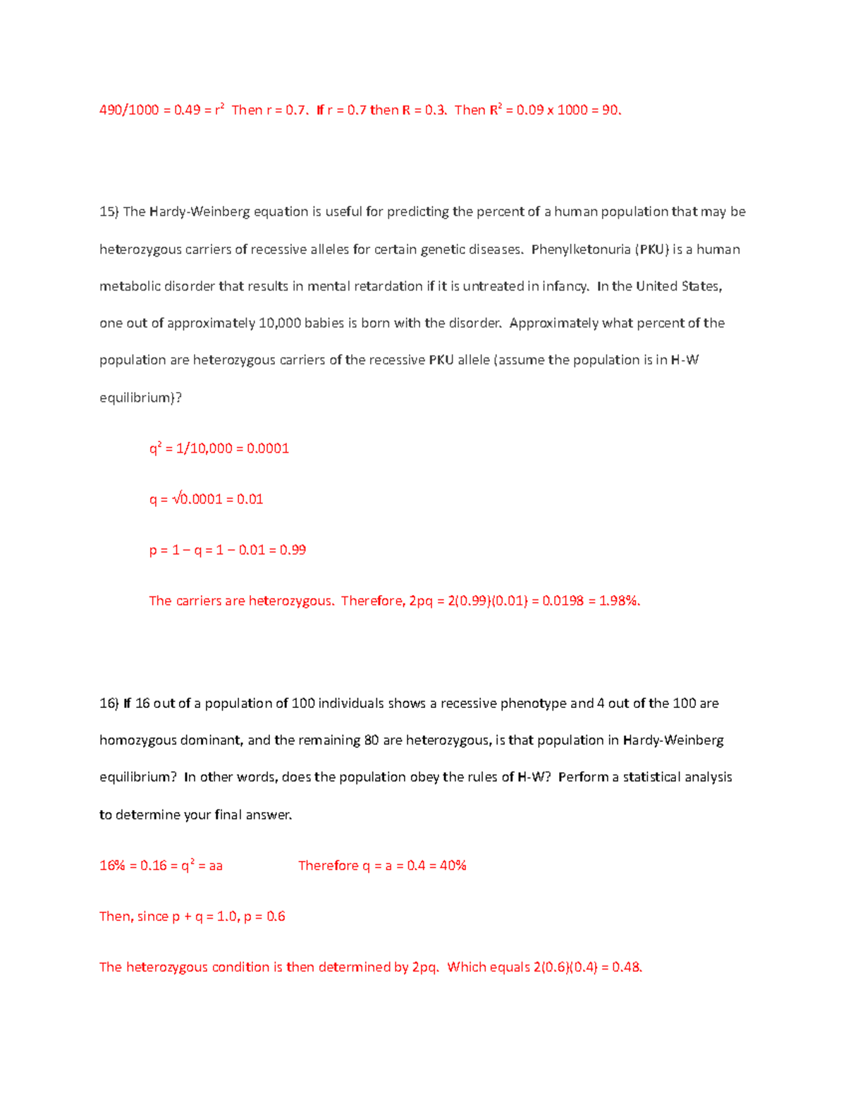 Assignment for data analysis - 490/1000 = 0 = r 2 Then r = 0. If r = 0 ...