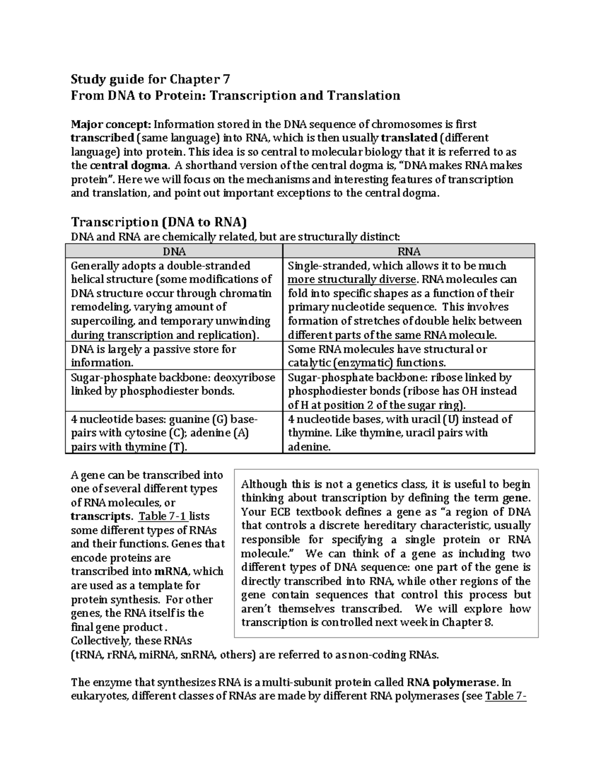 Ch 7 Study Guide - Summary Principles Of Cell Biology - Study guide for ...