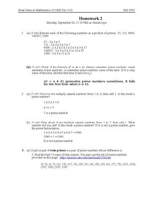 Homework 1 - Assignment 1. - (10 points) A “magician” asks you to ...