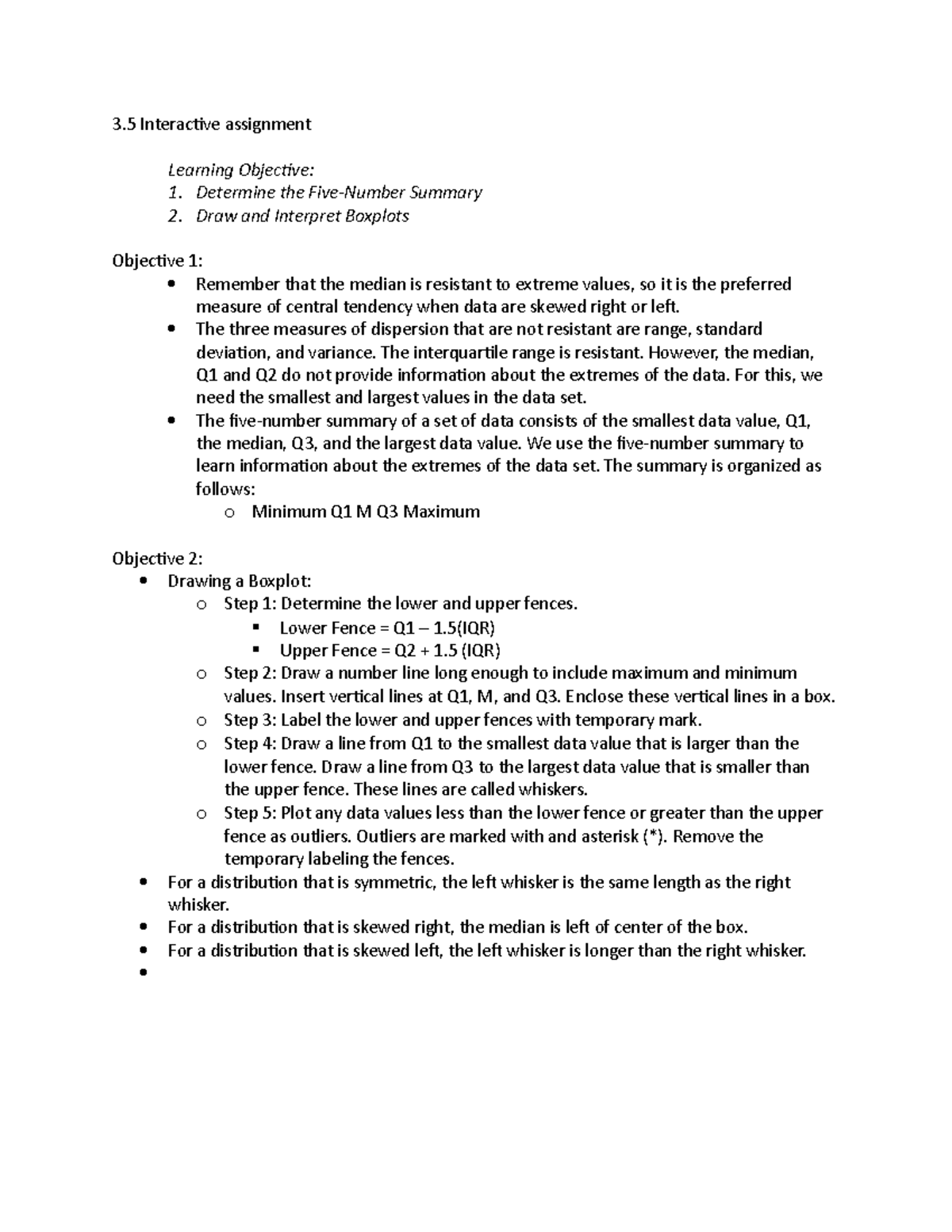 3.5 Interactive assignment - 3 Interactive assignment Learning ...
