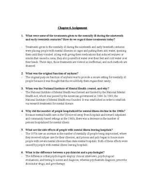 Chapter 3 Assignment - Chapter 3 Assignment How are primary care and ...
