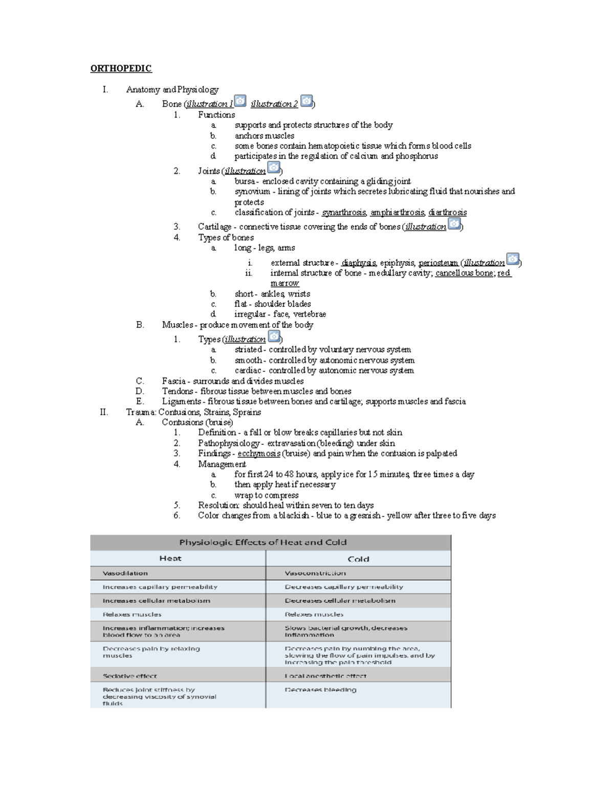 Vdocuments - sadsadsad - ORTHOPEDIC I. Anatomy and Physiology A. Bone ...