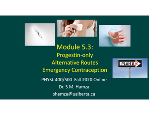 Module 5.6 Surgical Approaches - S. Hamza shamza@ualberta Tubal ...