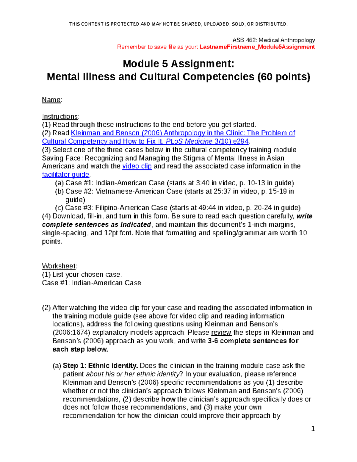 ASB462 Module 5Assignment Answer Sheet (1) - Google Docs - ASB 462 ...