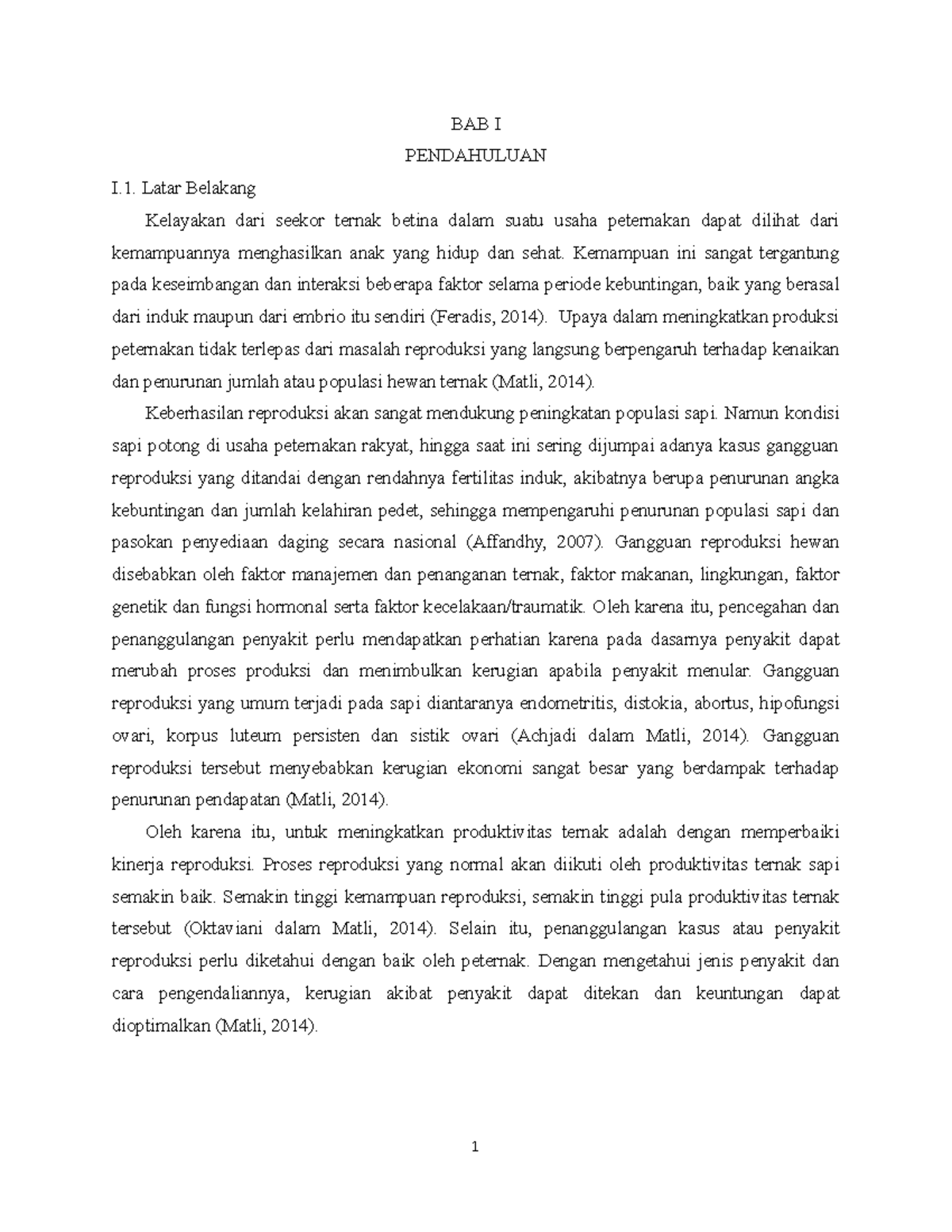 Laporan Kasus Reproduksi Distokia PADA SAPI - BAB I PENDAHULUAN I ...