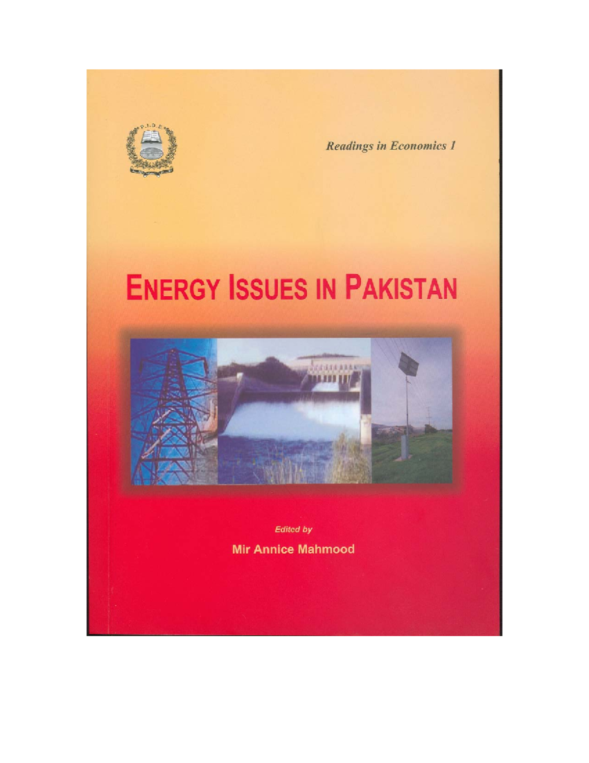 Book 16 energy issues in pakistan - CONTENTS Page Foreword v Introduction 1 Abdul Ghafoor and ...