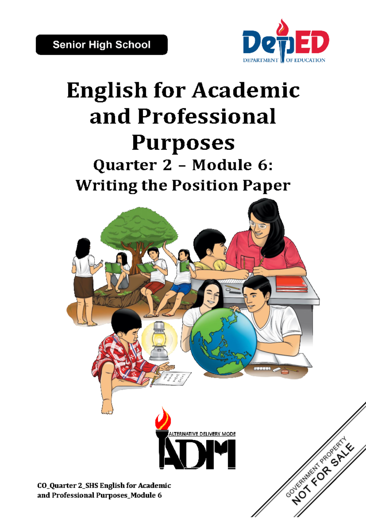 SLMQ2G11Englishfor Academic Professional Purposes M 6 v2 - CO_Quarter 2 ...