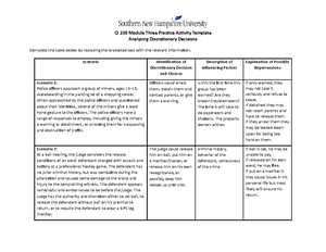 CJ 230 Module Three Practice Activity Template - CJ 230 Module Three ...