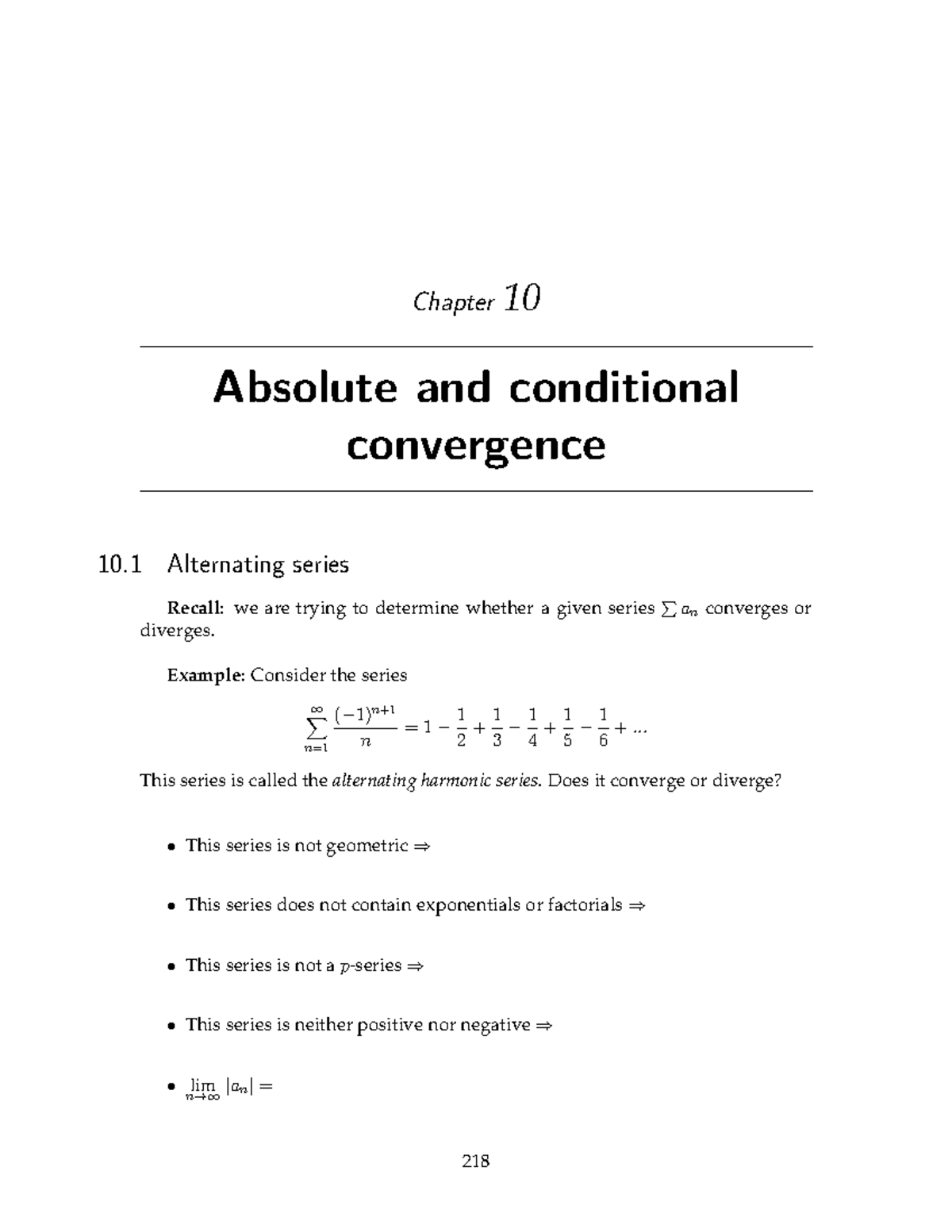 Lecturenotes 230chapter 10 - Chapter 10 Absolute and conditional ...