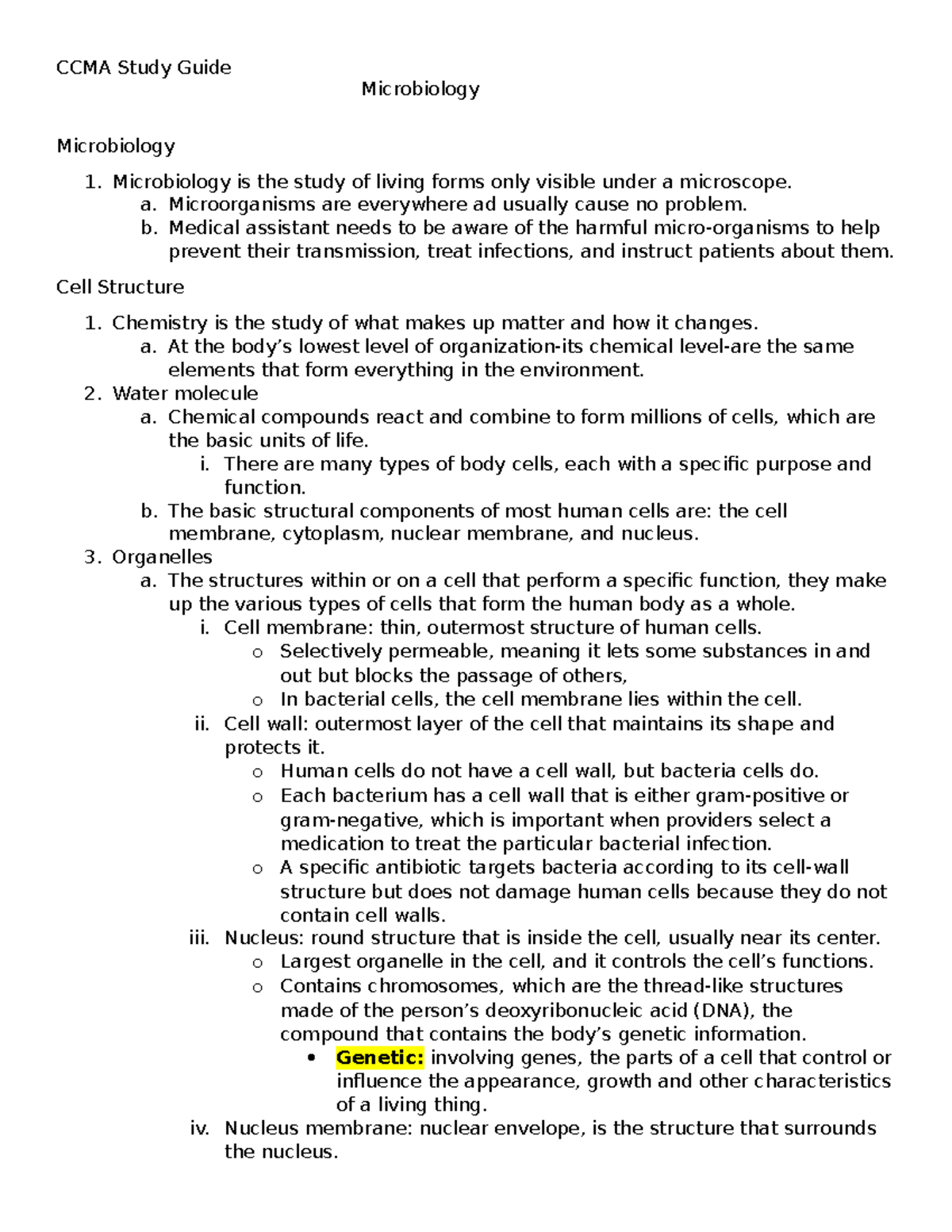 Microbiology - micro - Microbiology Microbiology Microbiology is the ...