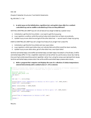Final Note - hello - CSC 150 - Studocu