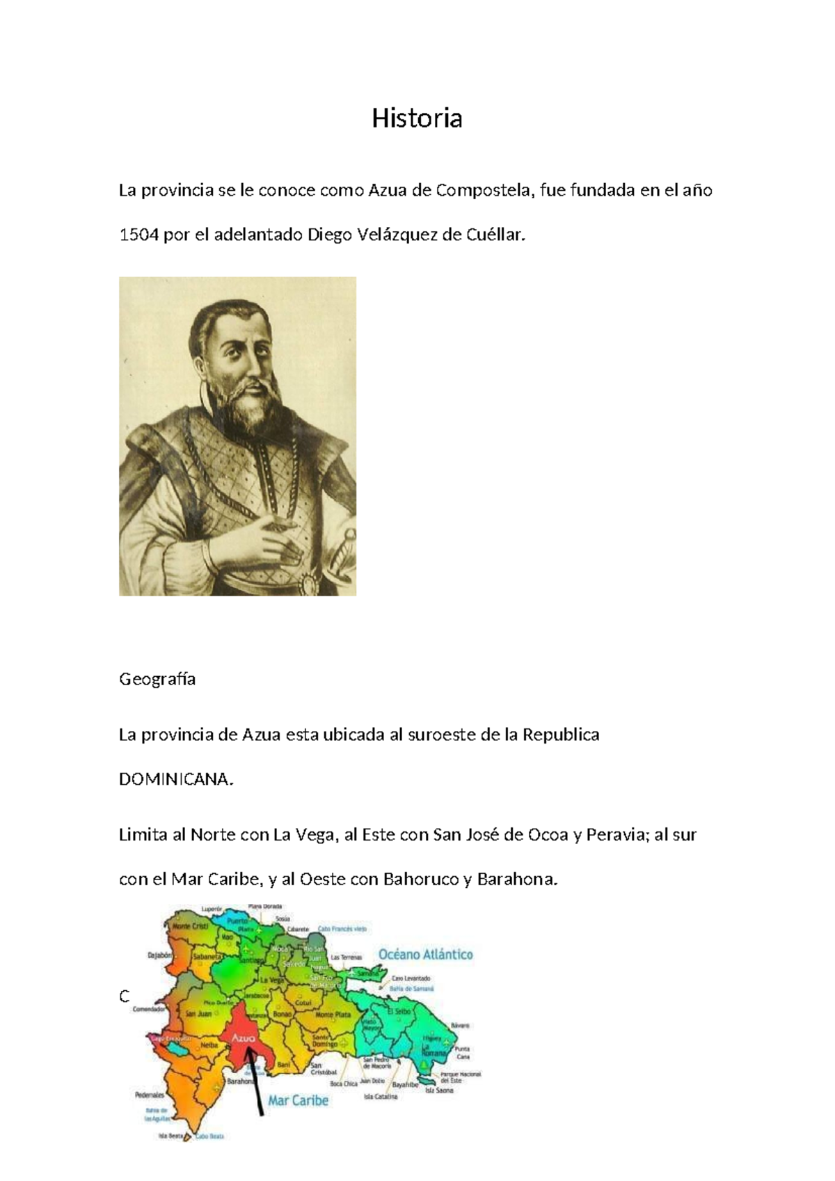 provincia de azua - Historia La provincia se le conoce como Azua de ...