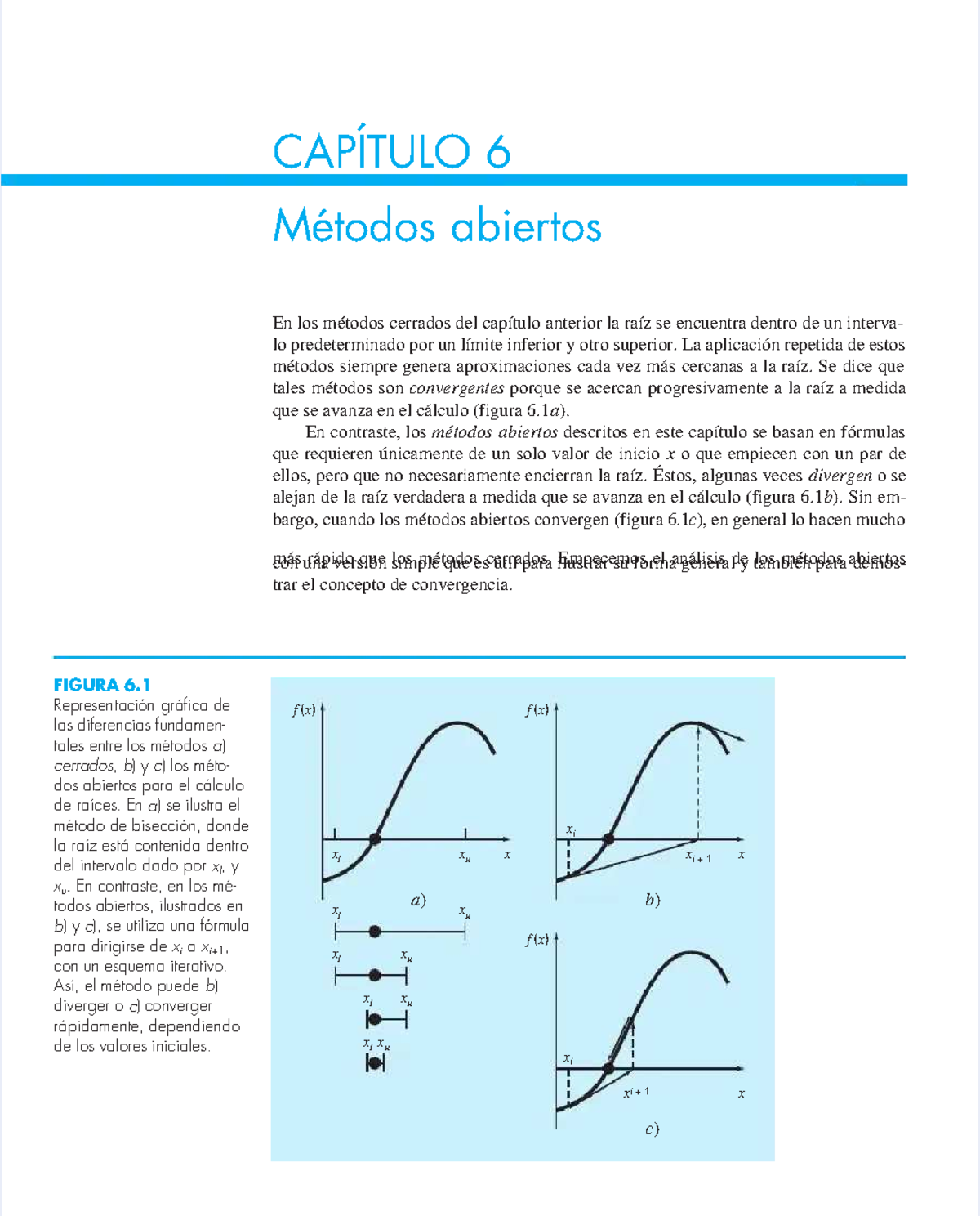 Pdf-capitulo-6-metodos-abiertos compress - CAPÍTULO 6CAPÍTULO 6 Métodos abiertosMétodos abiertos ...