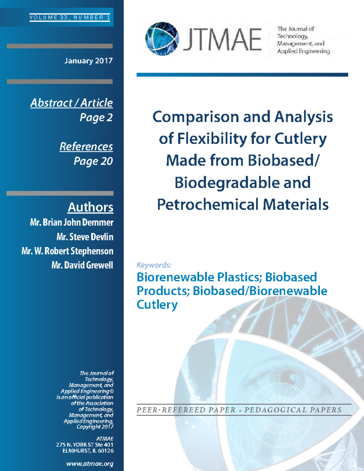 Comparison and Analysis - 33 - The Journal of Technology, Applied ...