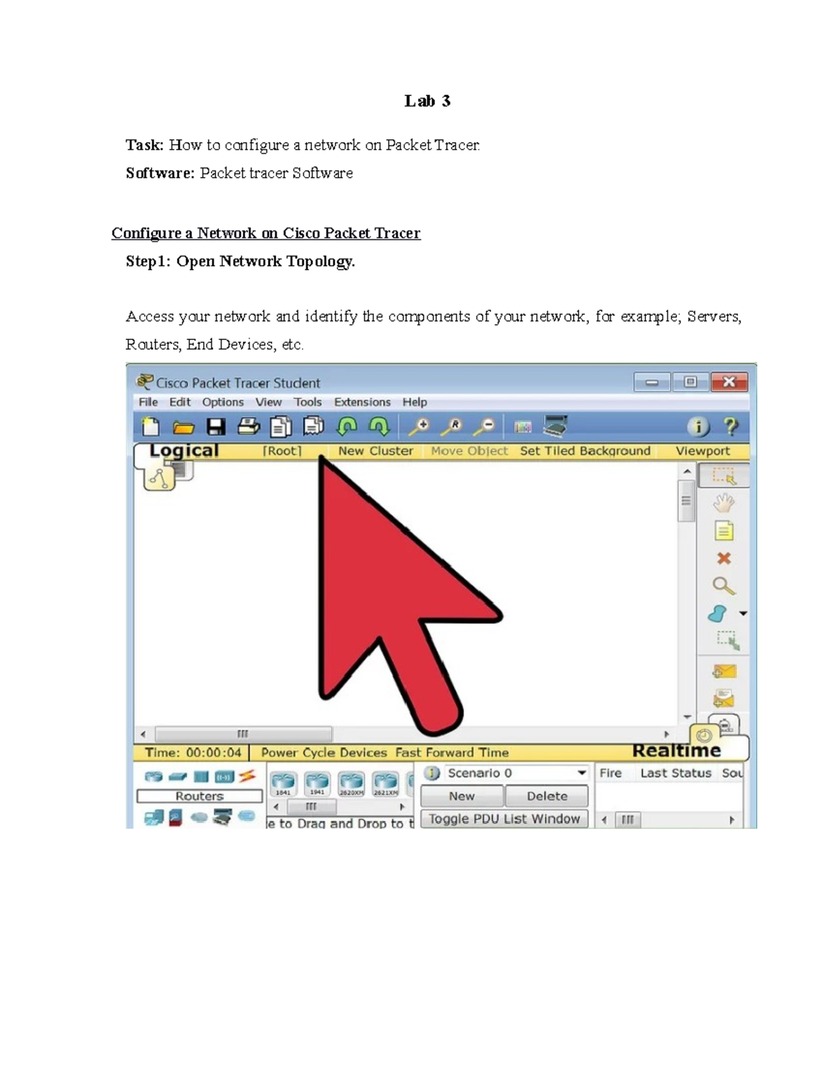 Computer Networks Lab 3 - Lab 3 Task: How to configure a network on ...