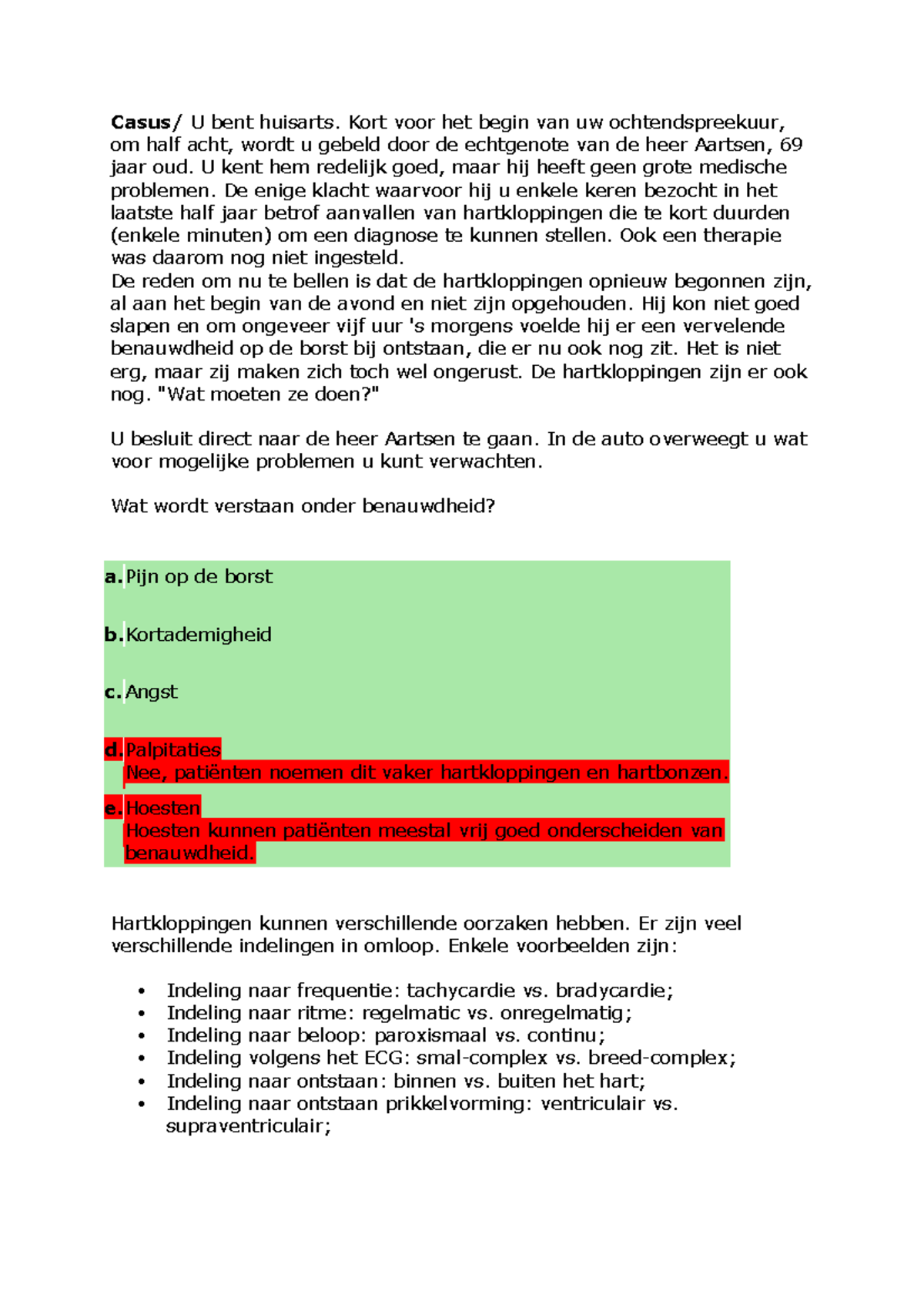 KKLO 13 elearning - Uitwerkingen e-learning van KKLO 13 - Casus ...
