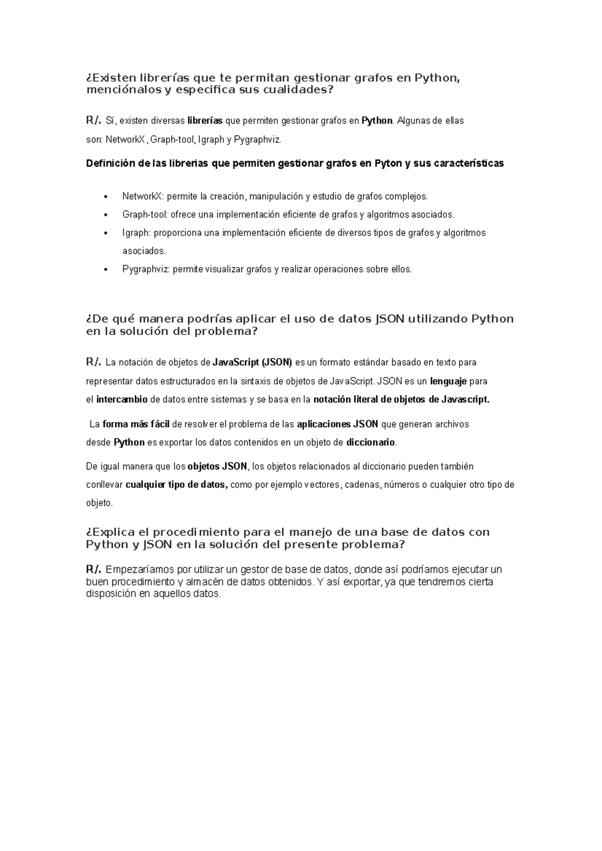 Existen librerías que te permitan gestionar grafos en Python - ¿Existen ...