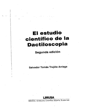 Papiloscopia TP - LICENCIATURA EN CRIMINALÍSTICA INTRODUCCIÓN A LA ...