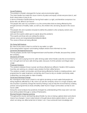 Reflective Assignment - GNED 500 - Reflective Assignment 1 GNED 1. How ...