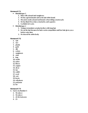 Signing Naturally Unit 10 - Homework 10:1 Minidialogues David’s roommate is really organized ...
