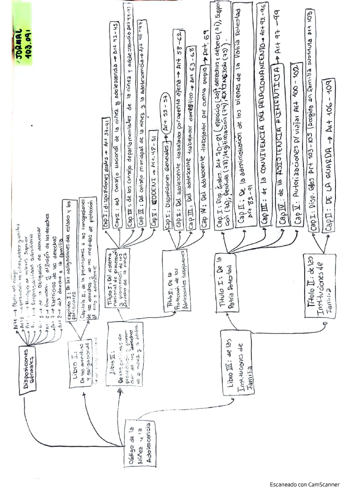 Resumen niñez y la adolescencia - Arts Obste del codge Arts presencion ...