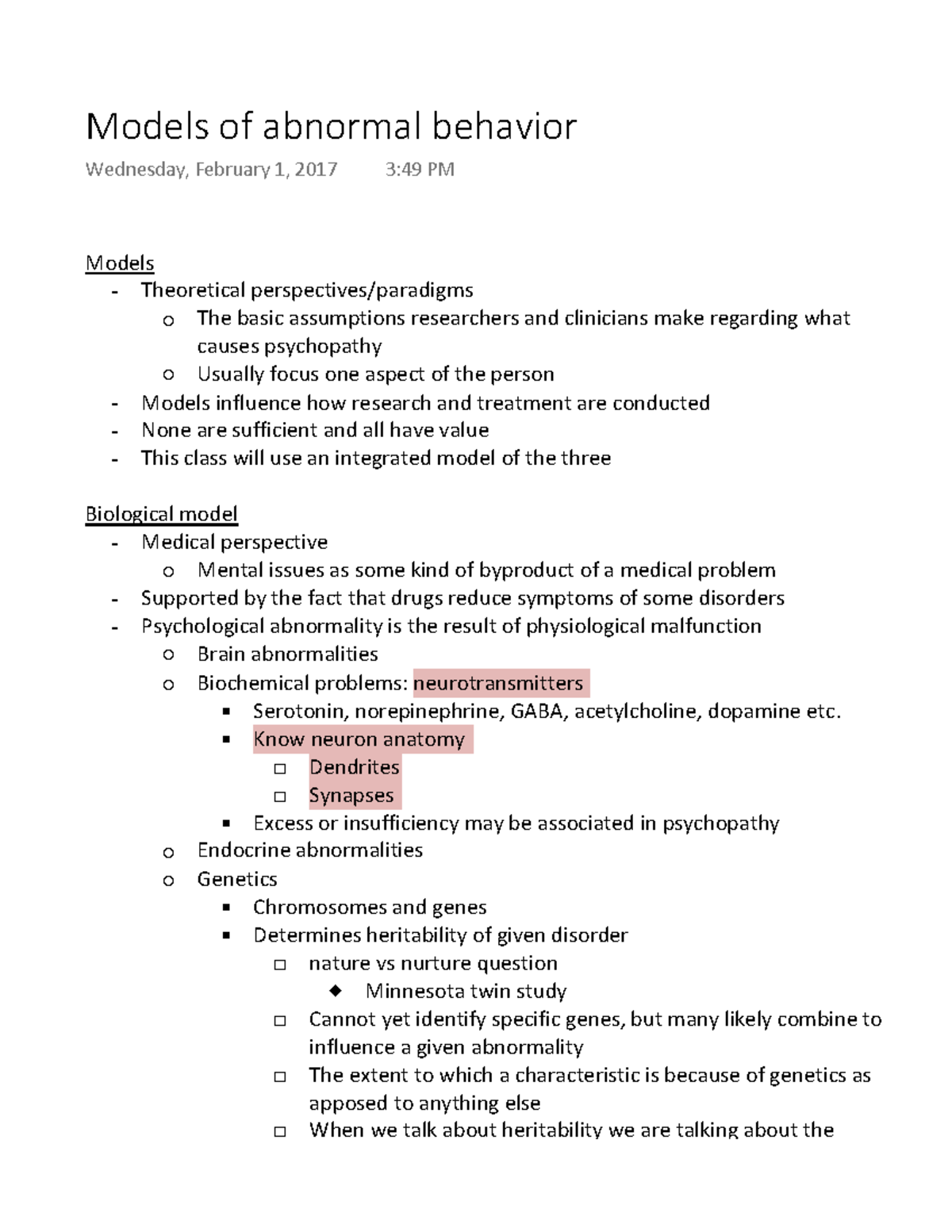 Models of abnormal behavior - Warning: TT: undefined function: 32 ...