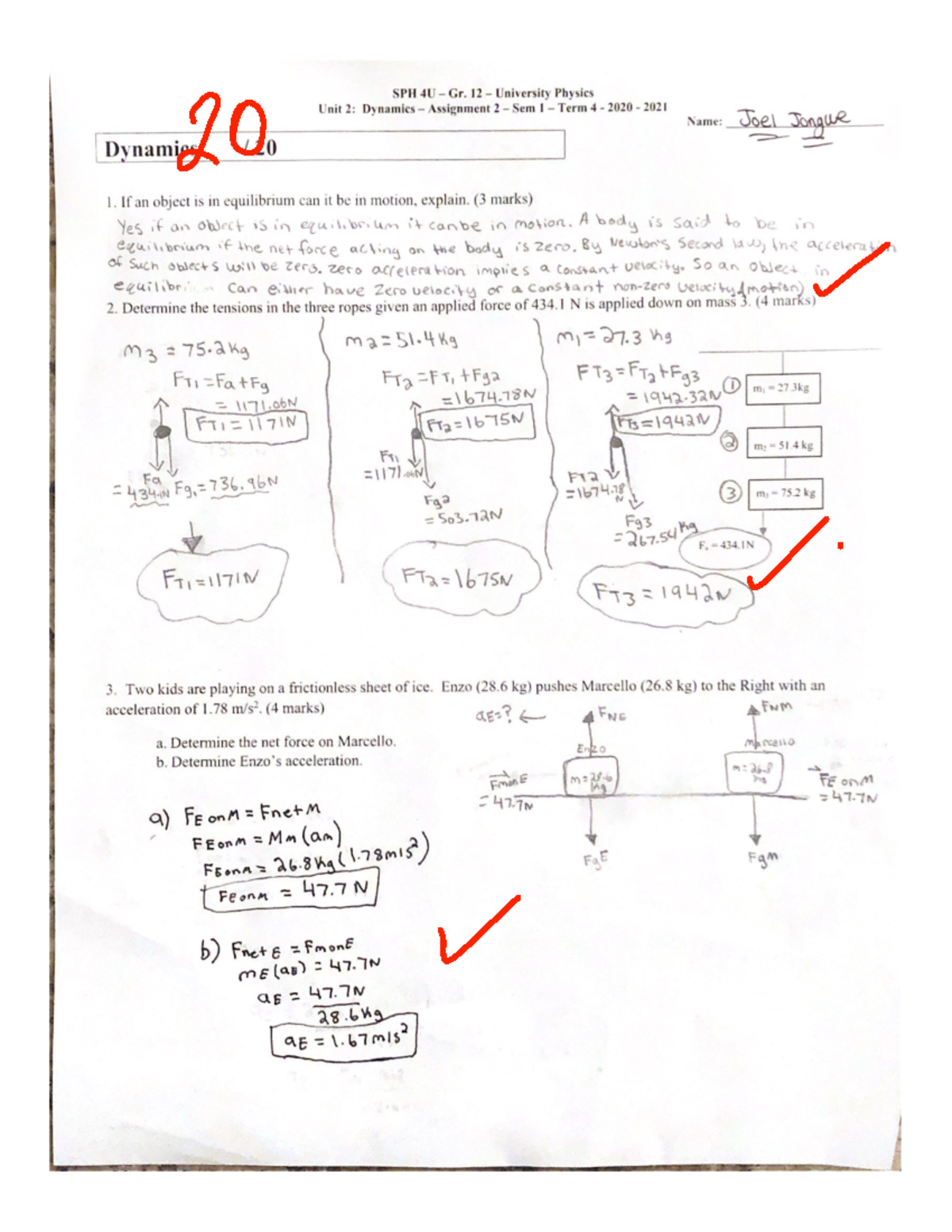 Dynamics Test 2 41643422 Math 1p06 Studocu