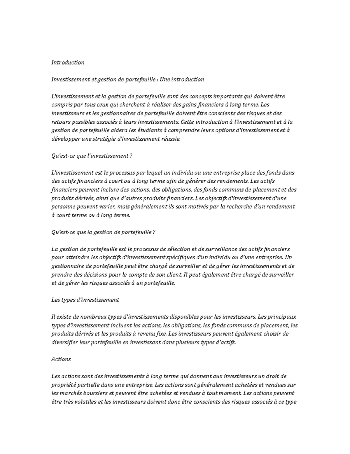 Investment Analysis And Portfolio Management Note Study Introduction investment-analysis-and-portfolio-management-note-study-introduction