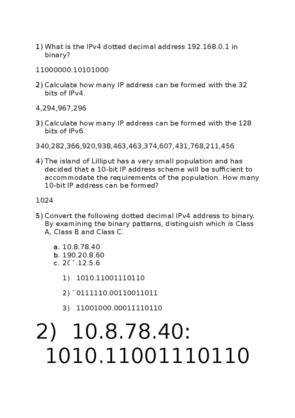 Exercise 1 3 2 What Is The IPv4 Dotted Decimal Exercise 1 3 2 What Is The IPv4 Dotted Decimal