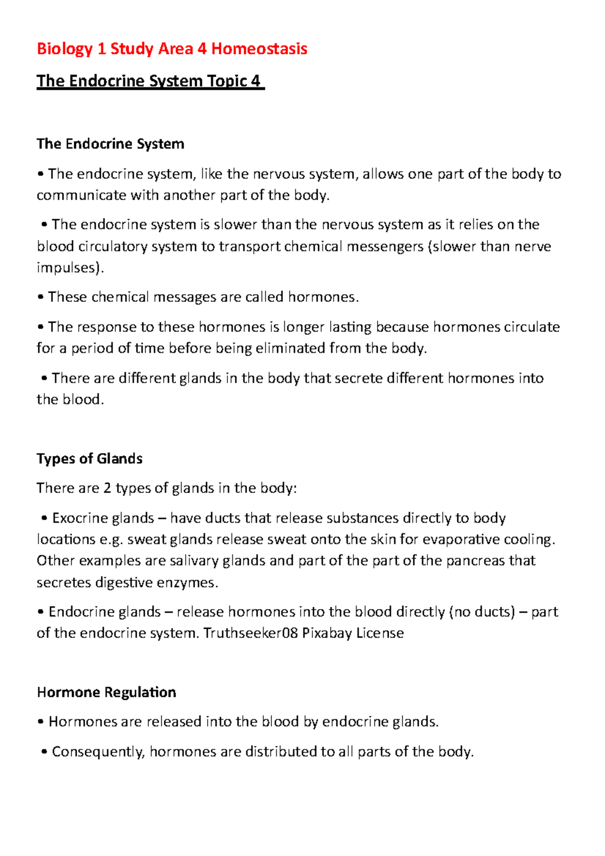 The Endocrine System - Philip Lawson - Biology 1 Study Area 4 ...