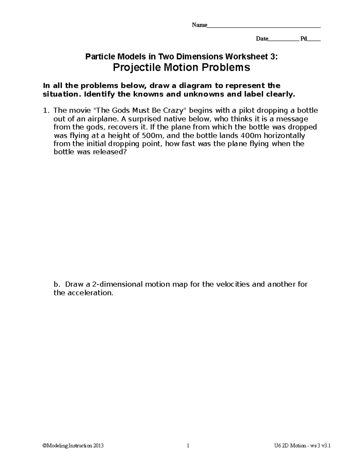 05 u6 ws3 - hmm, bet it's too short - Name Date Pd Particle Models in ...