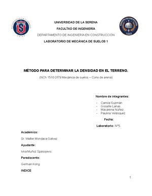 NCH 1852 OF1981 CBR - Nch 1852 - I NORMA CHILENA OFICIAL NCh1852 M ecánica de suelos ...