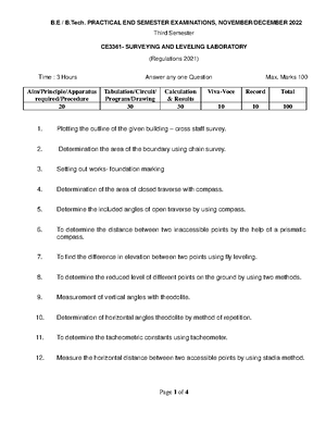 Lesson Plan For CS3361 - COURSE DESCRIPTION The basic foundational concepts of data algorithms ...