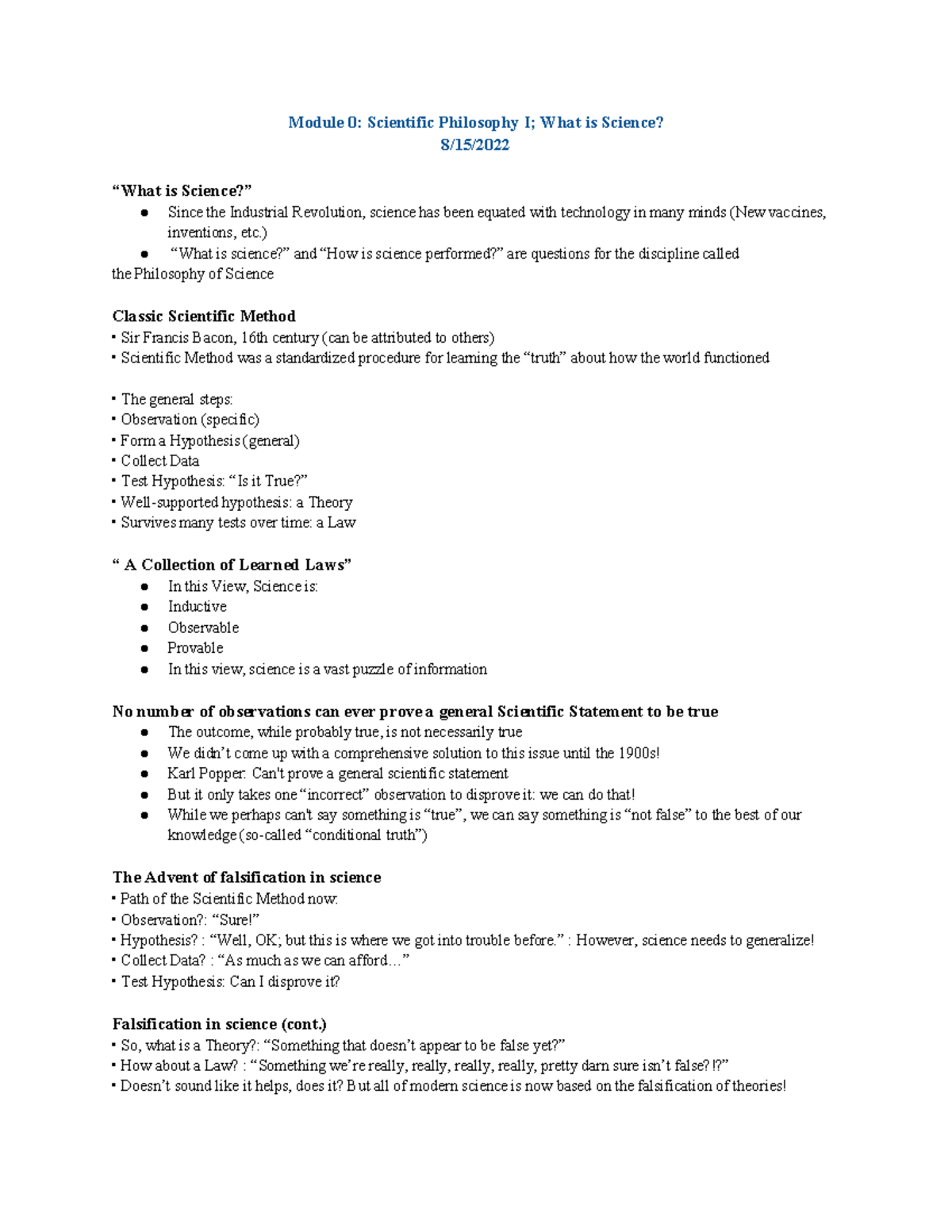 Module%200%20:%20Scientific%20Philosophy%20I%3B%20What%20is%20Science ...