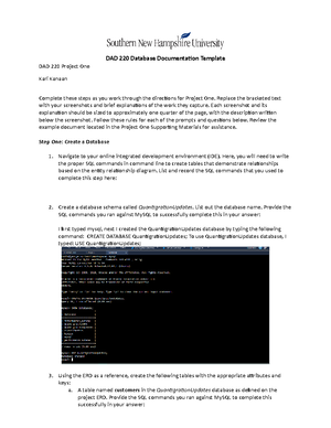 DAD 220 - Discussion 1-1 - DAD 220 – Into to Struct Database Env ...