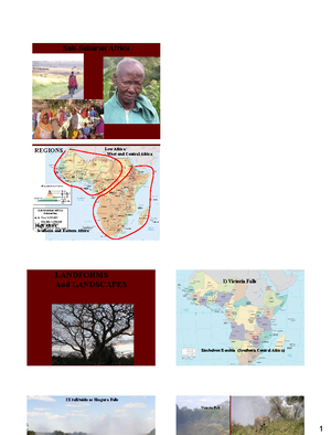 Oceania geography lecture 4 notes - Oceania Australia, New Zealand and ...