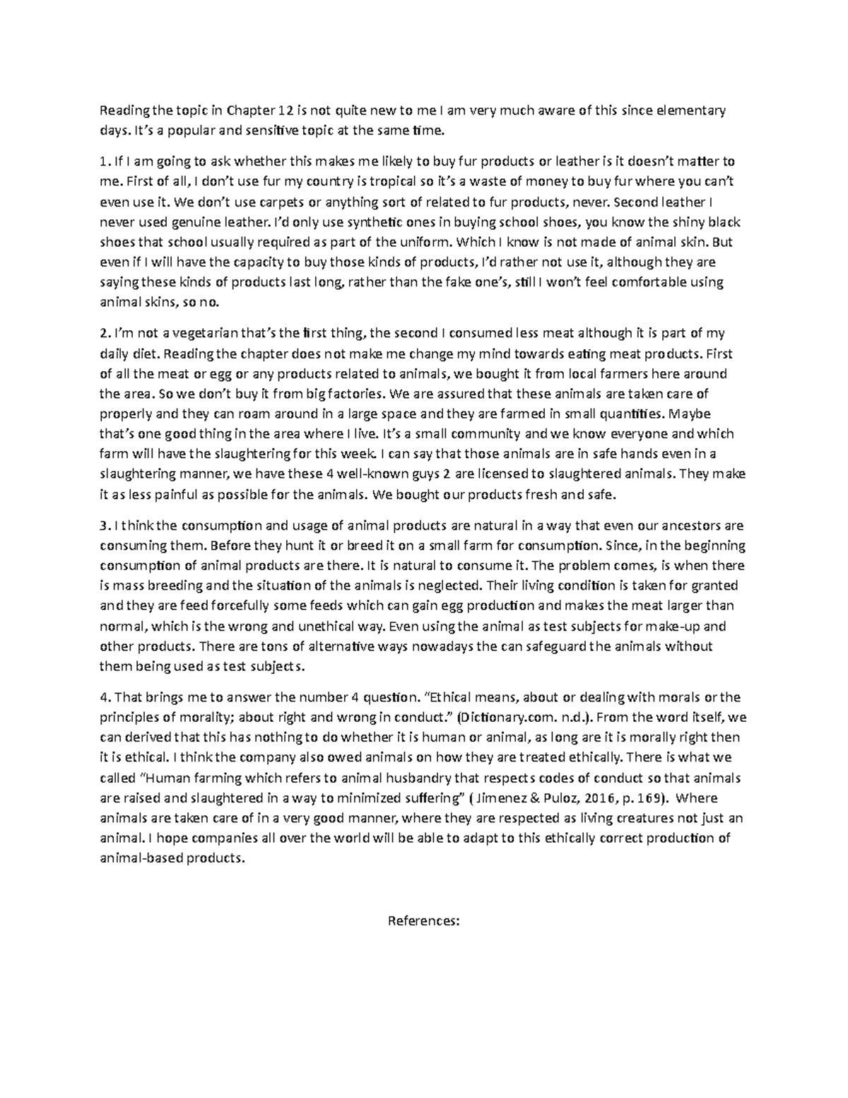 1 dis - Week 1 Discussion - Reading the topic in Chapter 12 is not quite new to me I am very ...