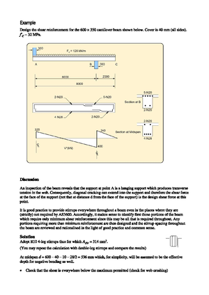 SAP2000 NZS 3101-2006 Ex001 - PROGRAM NAME: SAP REVISION NO.: 0 NZS 3101-2006 Example 001 Shear ...