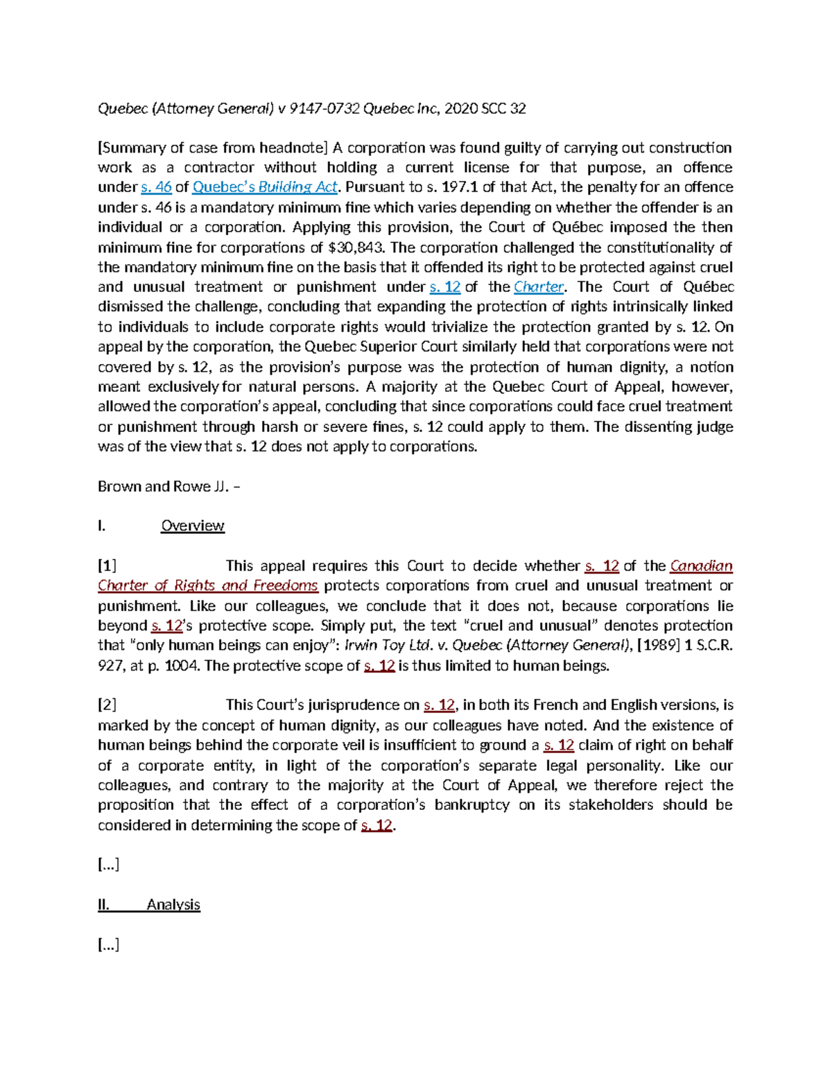 Quebec v 9147, 2020 SCC 32 (excerpts) - Quebec (Attorney General) v ...