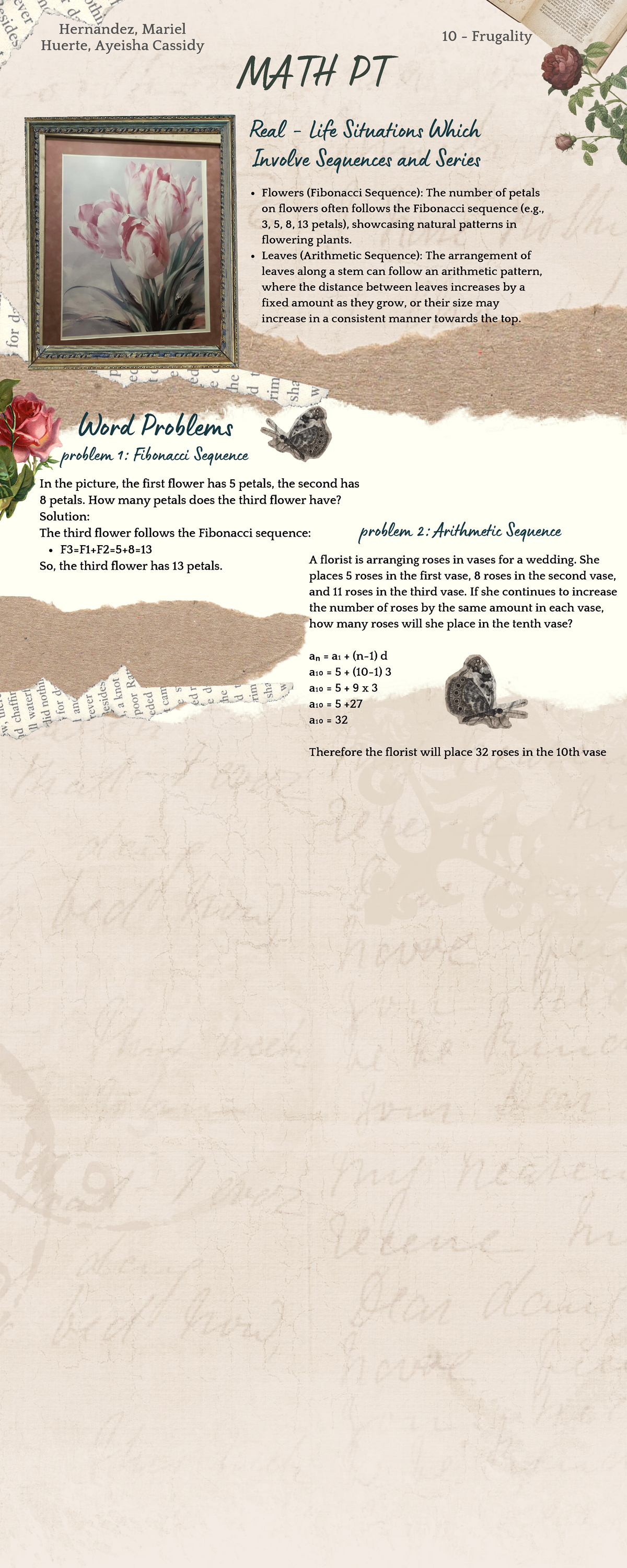 Brown Scrapbook Museum of History Infographic - MATH PT Word Problems ...