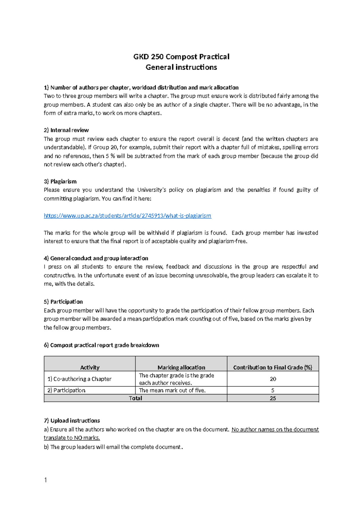 Composting Report Template - GKD 250 Compost Practical General ...