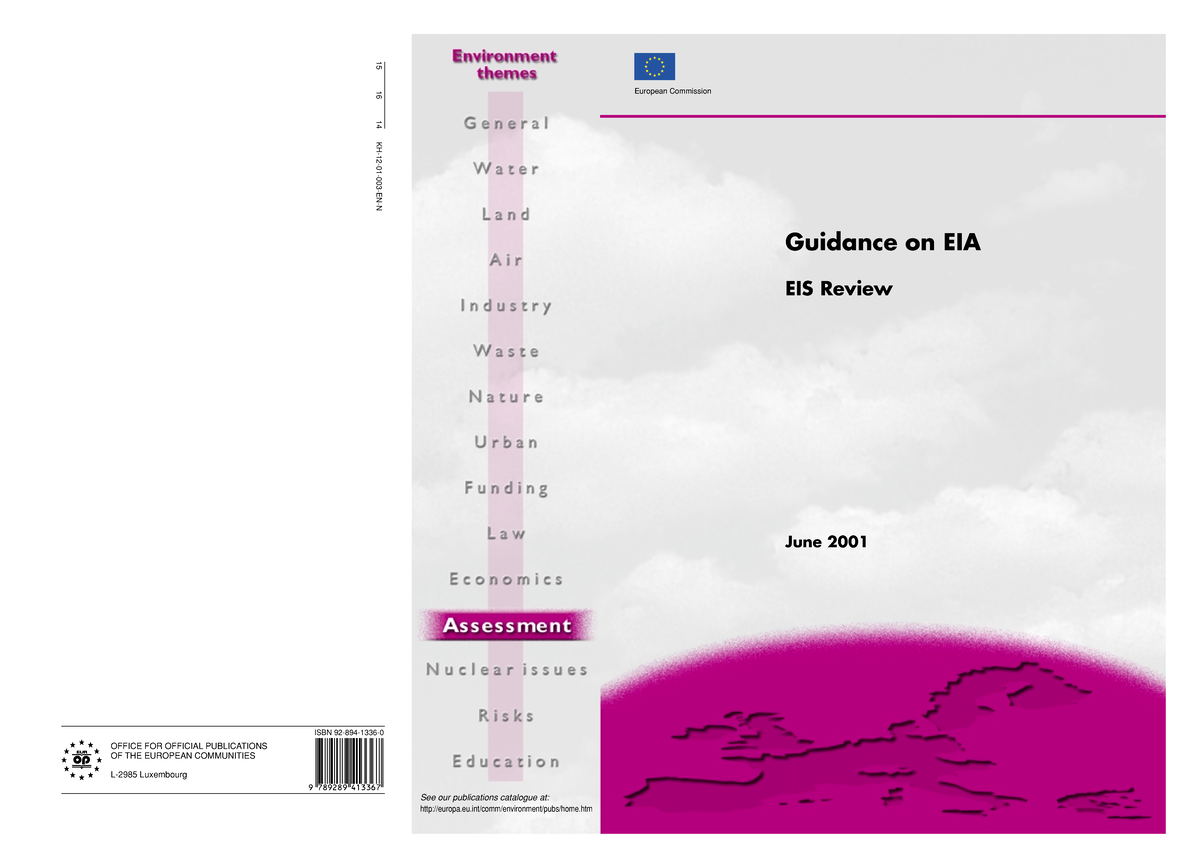 EU checklist - article - europa.eu/comm/environment/pubs/home.htmSee ...