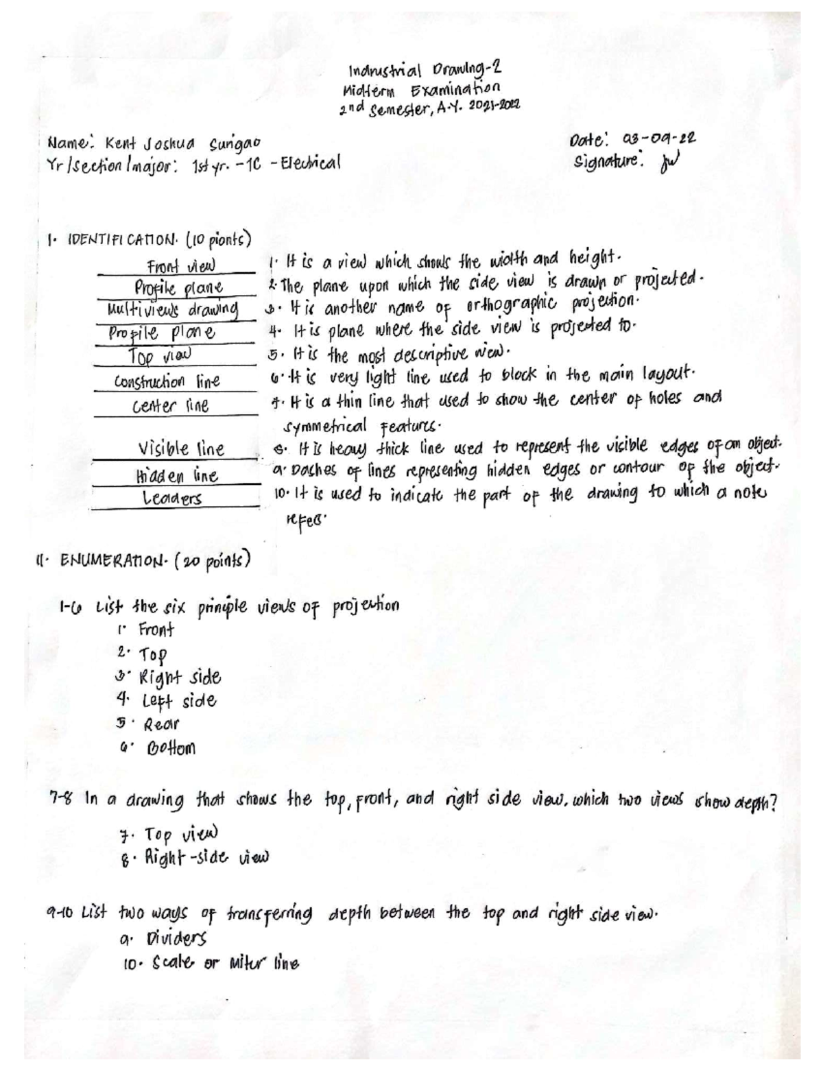 Midterm EXAM in ID2 - 1. As a Filipino, How do your experiences shape ...