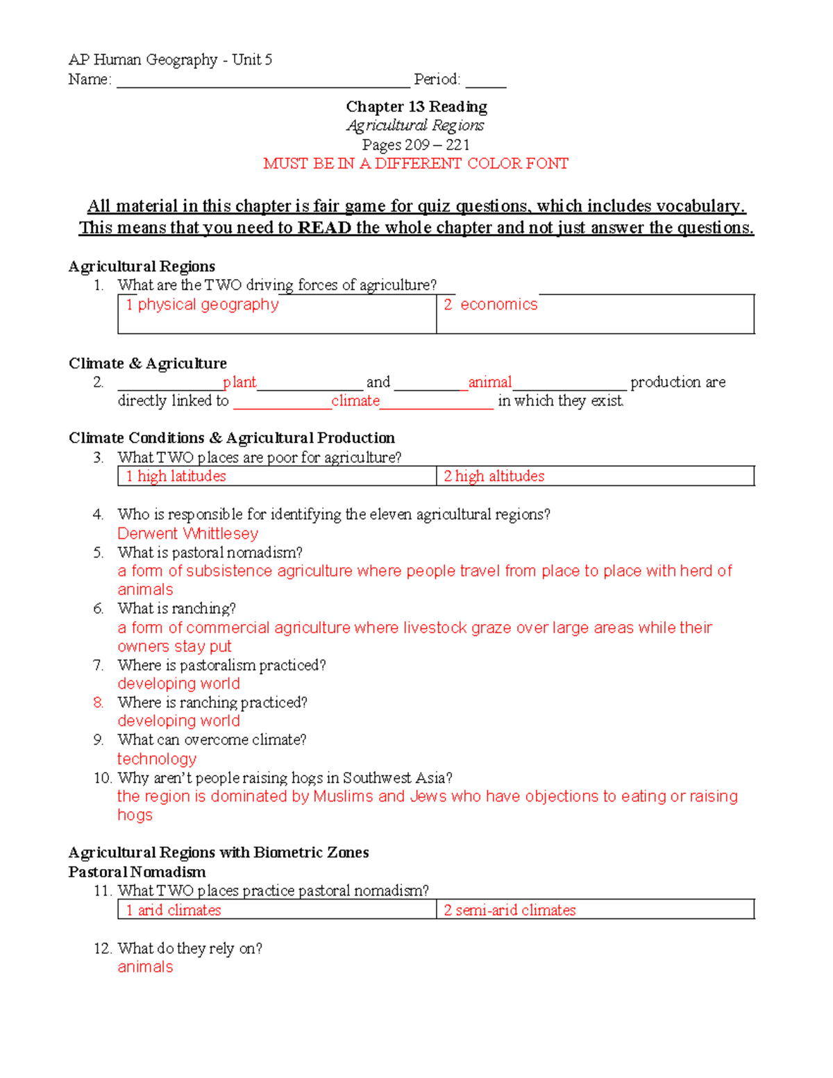 Chapter 13 reading guide amsco (1) - Name ...