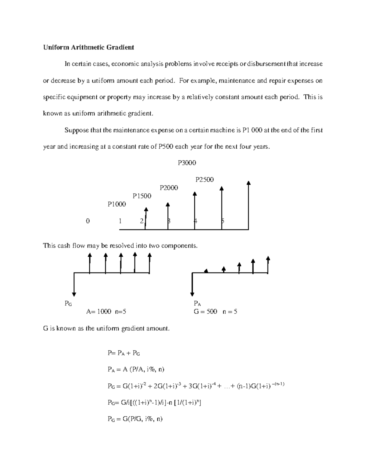 Uniform-arithmetic-gradient-encon-1-pdf compress - Uniform Arithmetic Gradient In certain cases ...