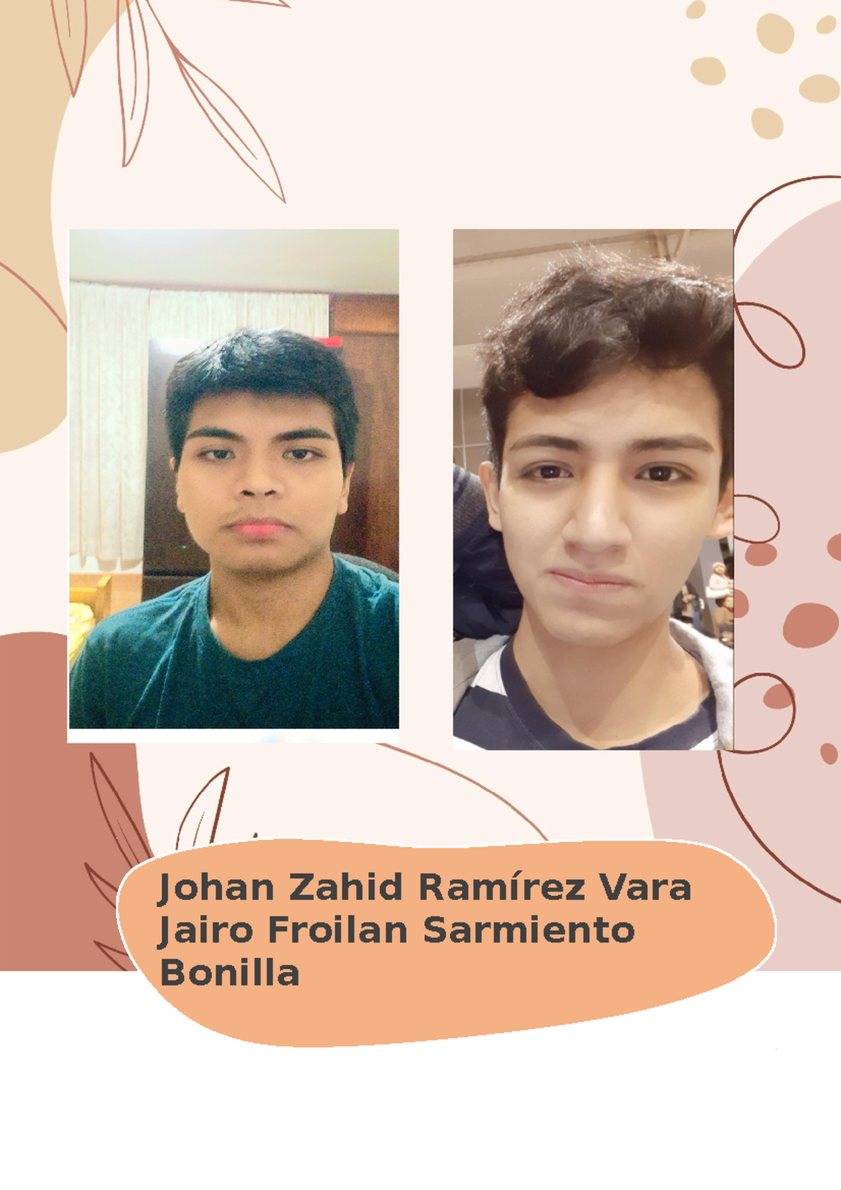 TASK 13 - ingkes - Johan Zahid Ramírez Vara Jairo Froilan Sarmiento Bonilla ZAHID : HI , YOU ARE ...