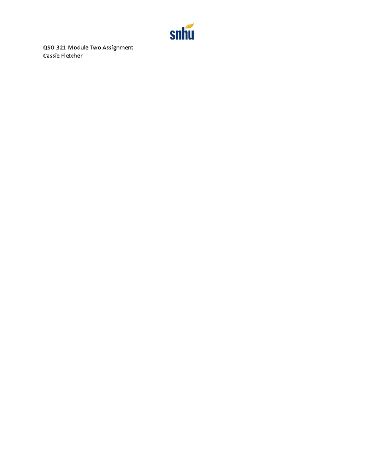 QSO 321 Module Two Assignment Template - QSO 321 Module Two Assignment ...