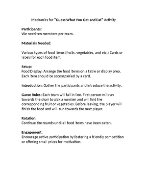 Nutrition Month Activities - BJ INSTITUTE OF TECHNOLOGY INC. D. Salcedo ...